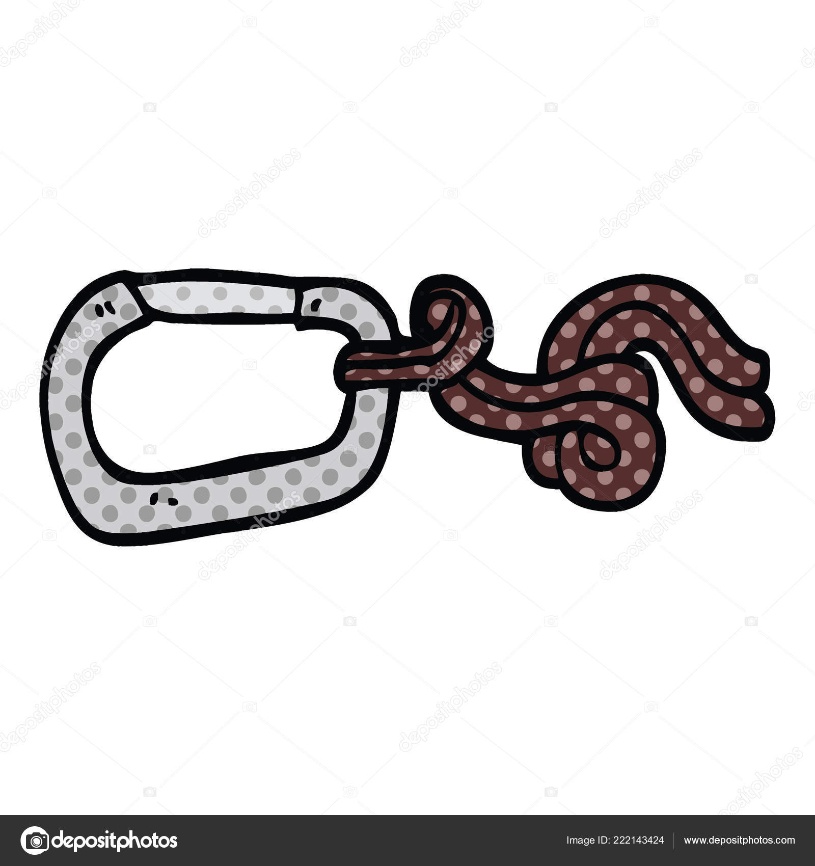 Comic Book Style Cartoon Clip Rope Stock Vector by ©lineartestpilot ...