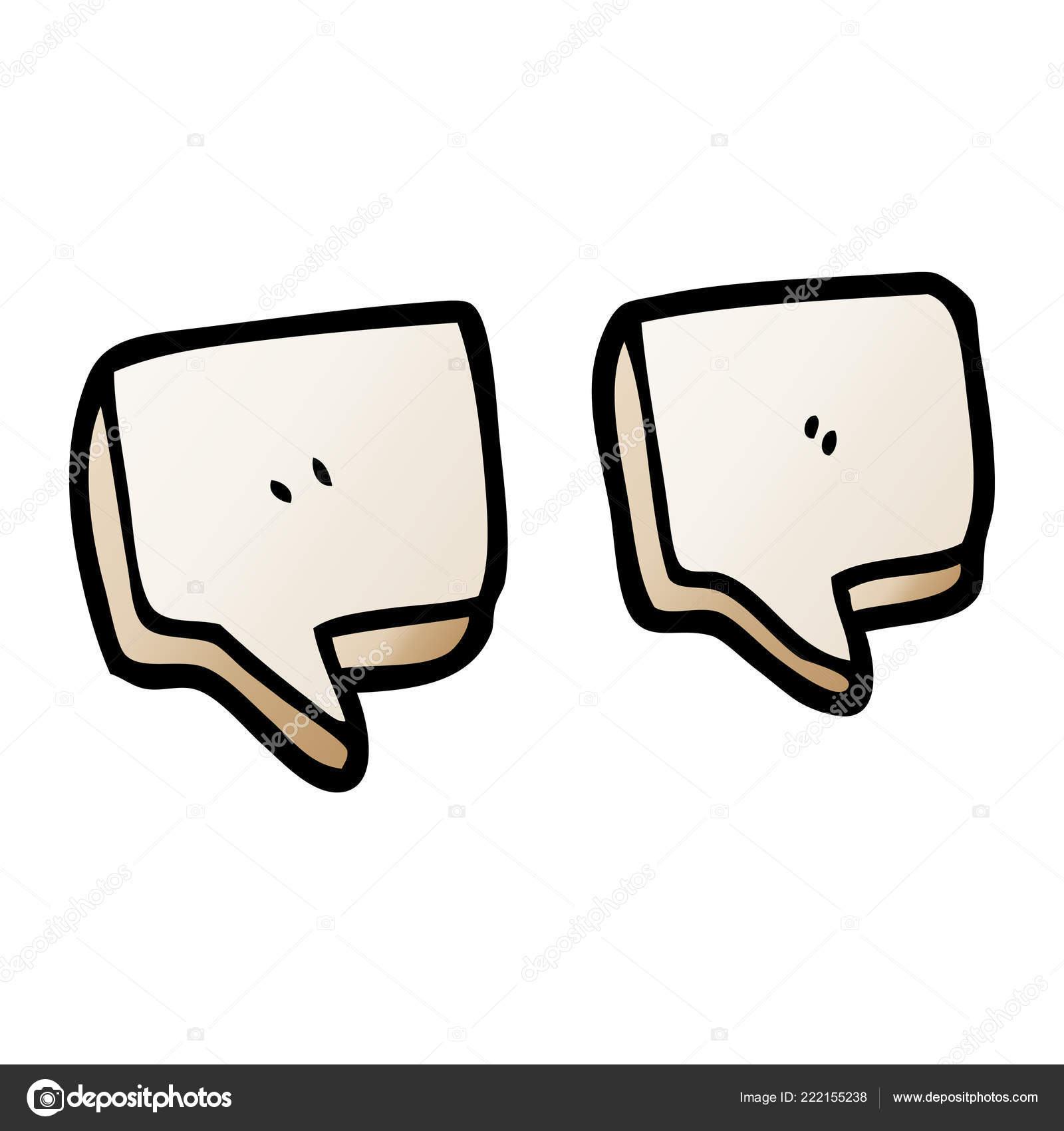 Cartoon Doodle Quotation Marks Stock Vector by ©lineartestpilot 222155238