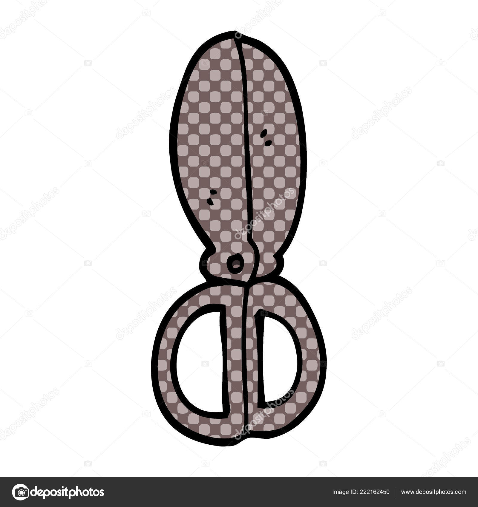 Cartoon Doodle Closed Scissors Stock Vector Image by ©lineartestpilot ...
