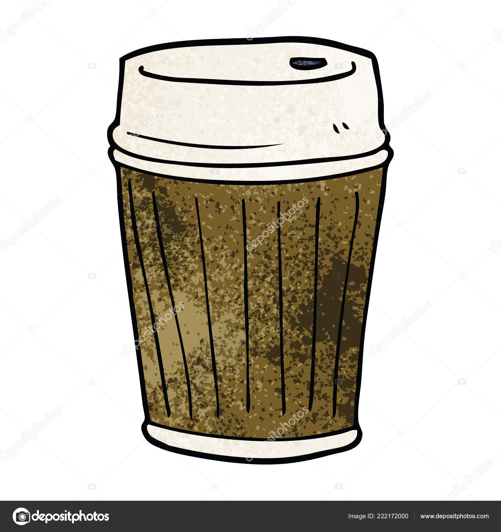 Cartoon Doodle Coffee Cup Stock Vector Image by ©lineartestpilot #222172000