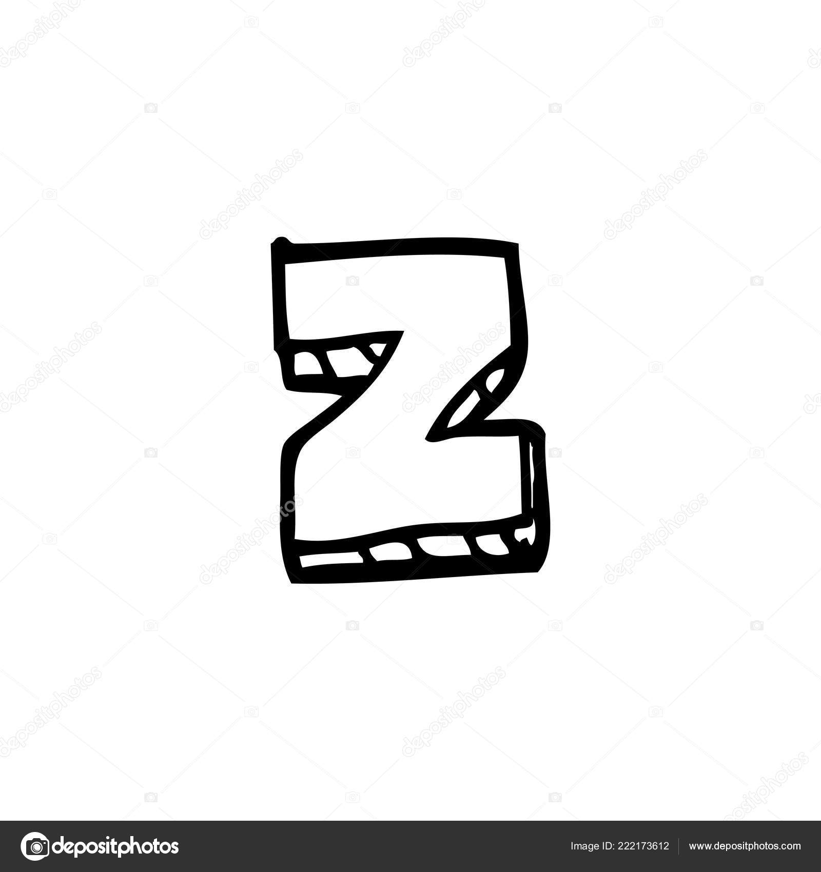 Line Drawing Cartoon Letter Stock Vector by ©lineartestpilot 222173612