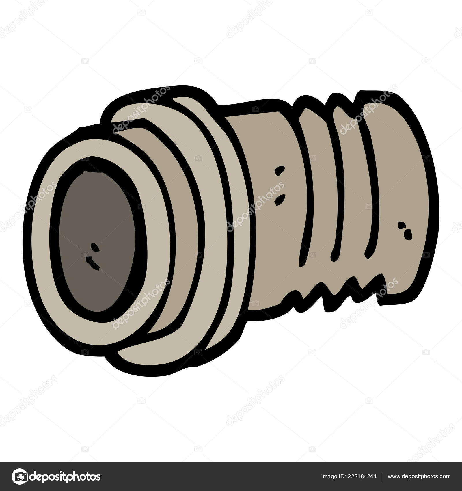Hand Drawn Doodle Style Cartoon Pipe Fitting Stock Vector Image by ...