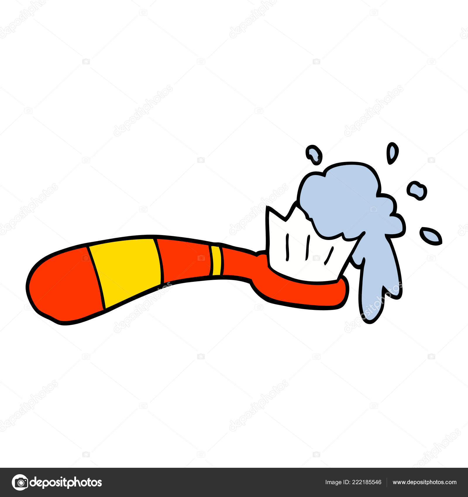 Cartoon Doodle Tooth Vector Illustration Stock Vector by ...