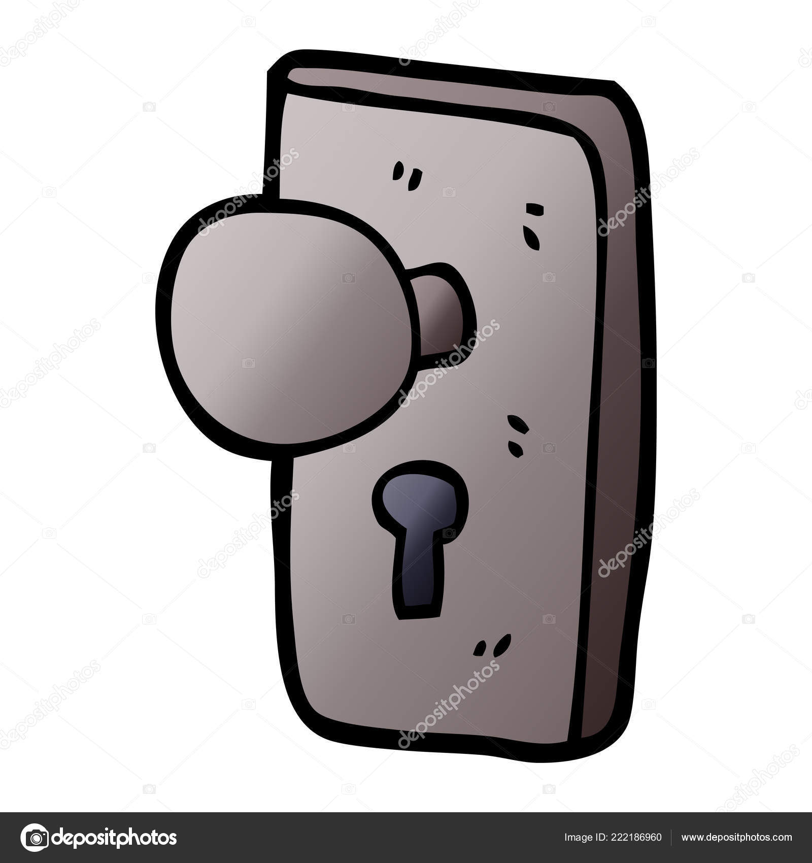 Cartoon Doodle Key Hole Stock Vector by ©lineartestpilot 222186960