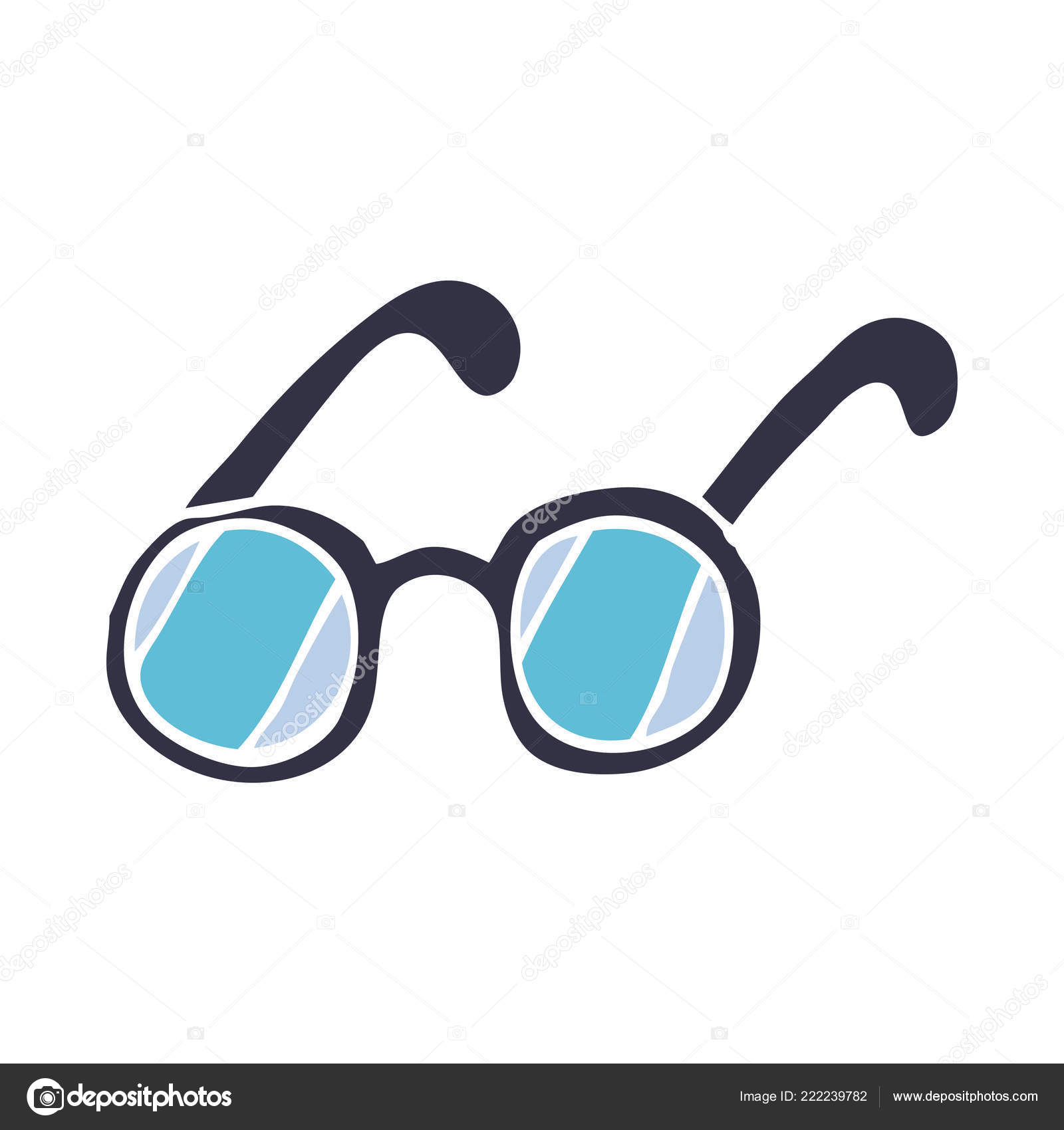 Cartoon Doodle Spectacles Vector Illustration Stock Vector Image by ...