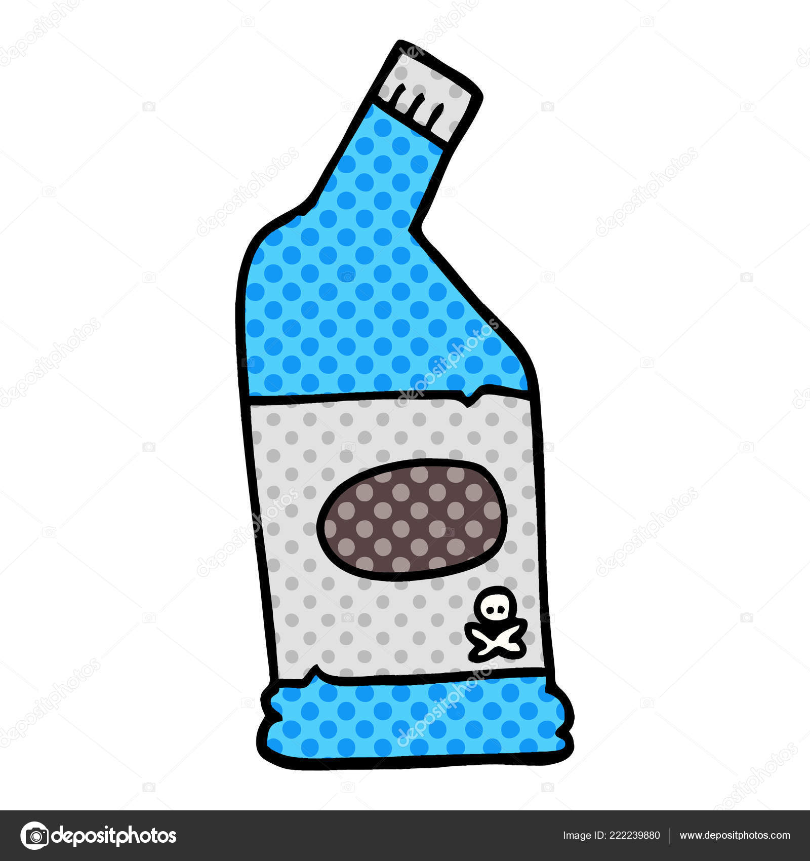 Cartoon Doodle Bleach Cleaner Stock Illustration by ©lineartestpilot ...