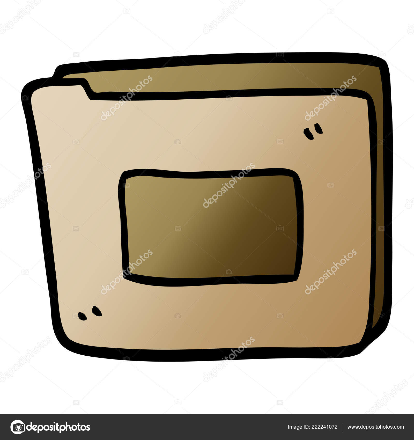 Cartoon Doodle Paper File Stock Vector by ©lineartestpilot 222241072
