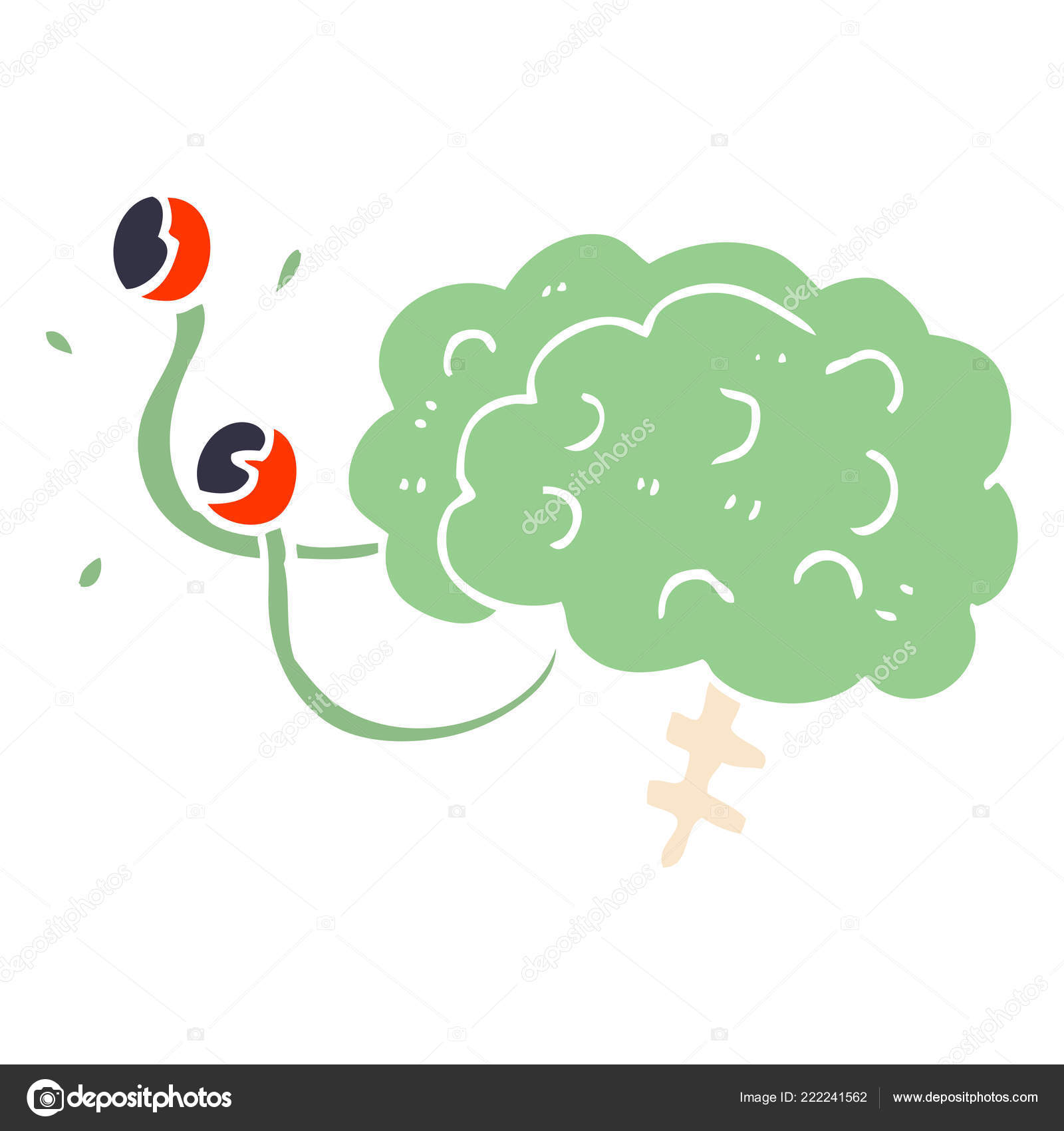 Cartoon Doodle Monster Brain Stock Vector Image by ©lineartestpilot ...