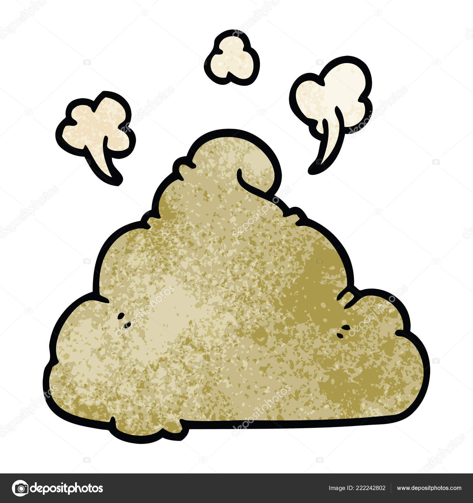 Cartoon Doodle Poop White Background Stock Vector Image by ...