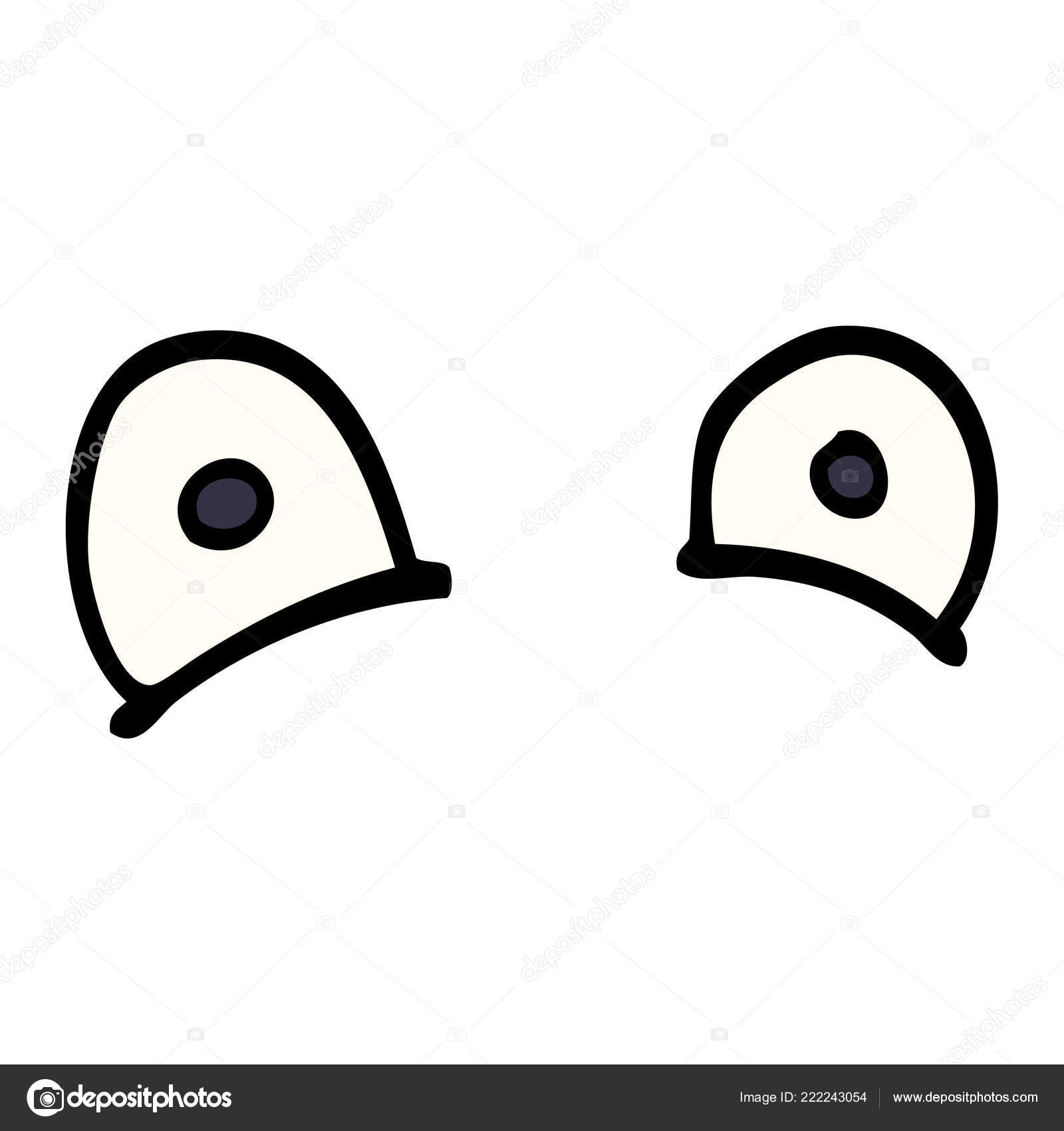Cartoon Doodle Staring Eyes Stock Vector by ©lineartestpilot 222243054