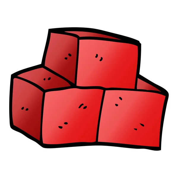 Line Drawing Cartoon Stacked Bricks Stock Vector Image by ...