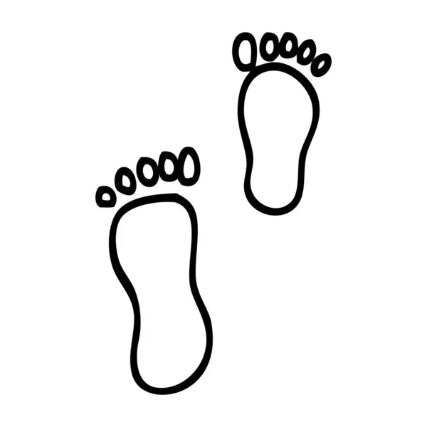 Cartoon Foot Outline