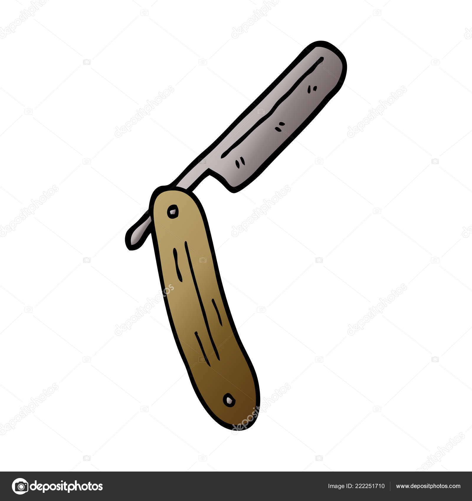 Cartoon Doodle Old Style Razor Stock Vector by ©lineartestpilot #222251710