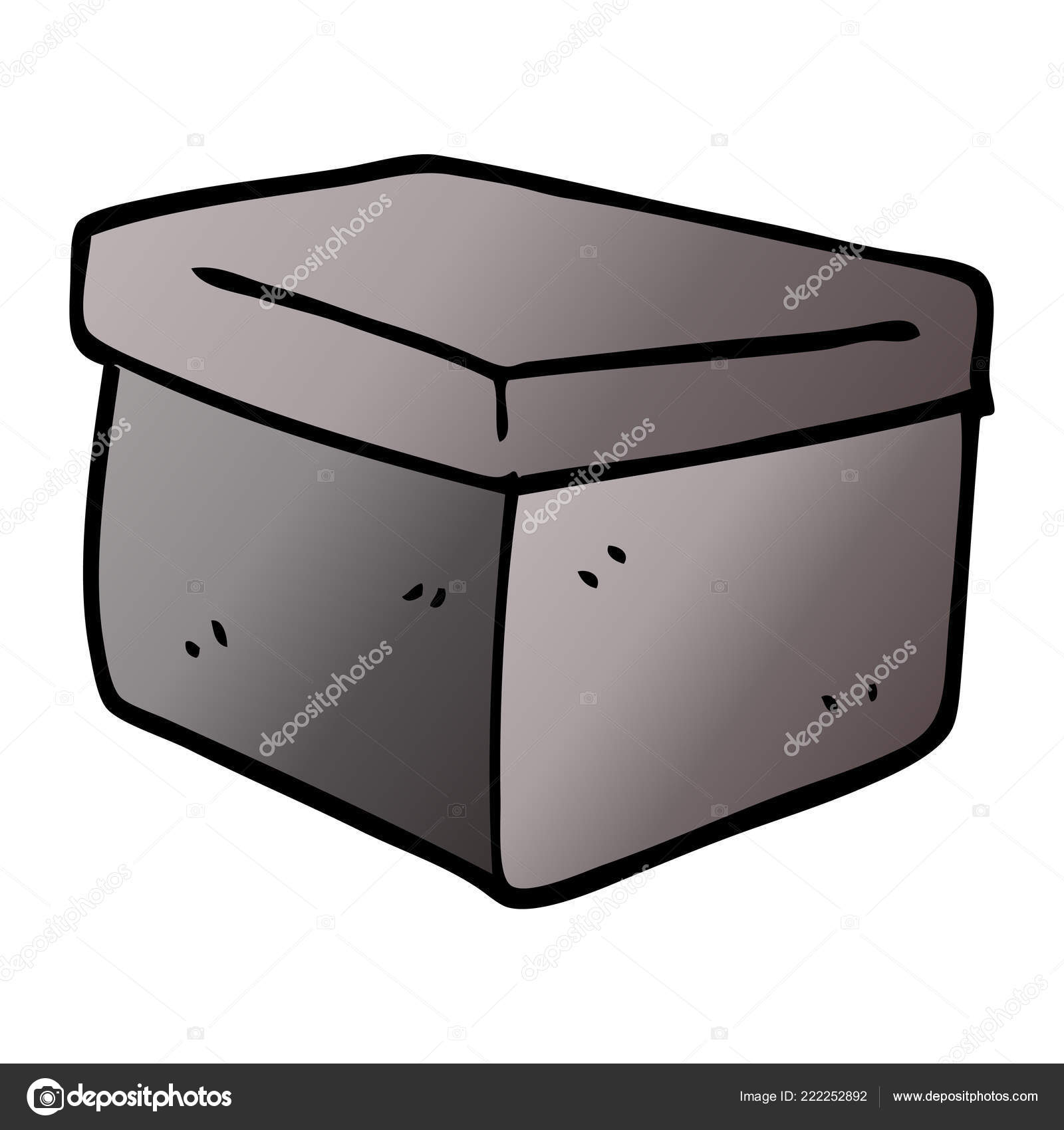 Cartoon Doodle Office Filing Box Stock Vector by ©lineartestpilot 222252892