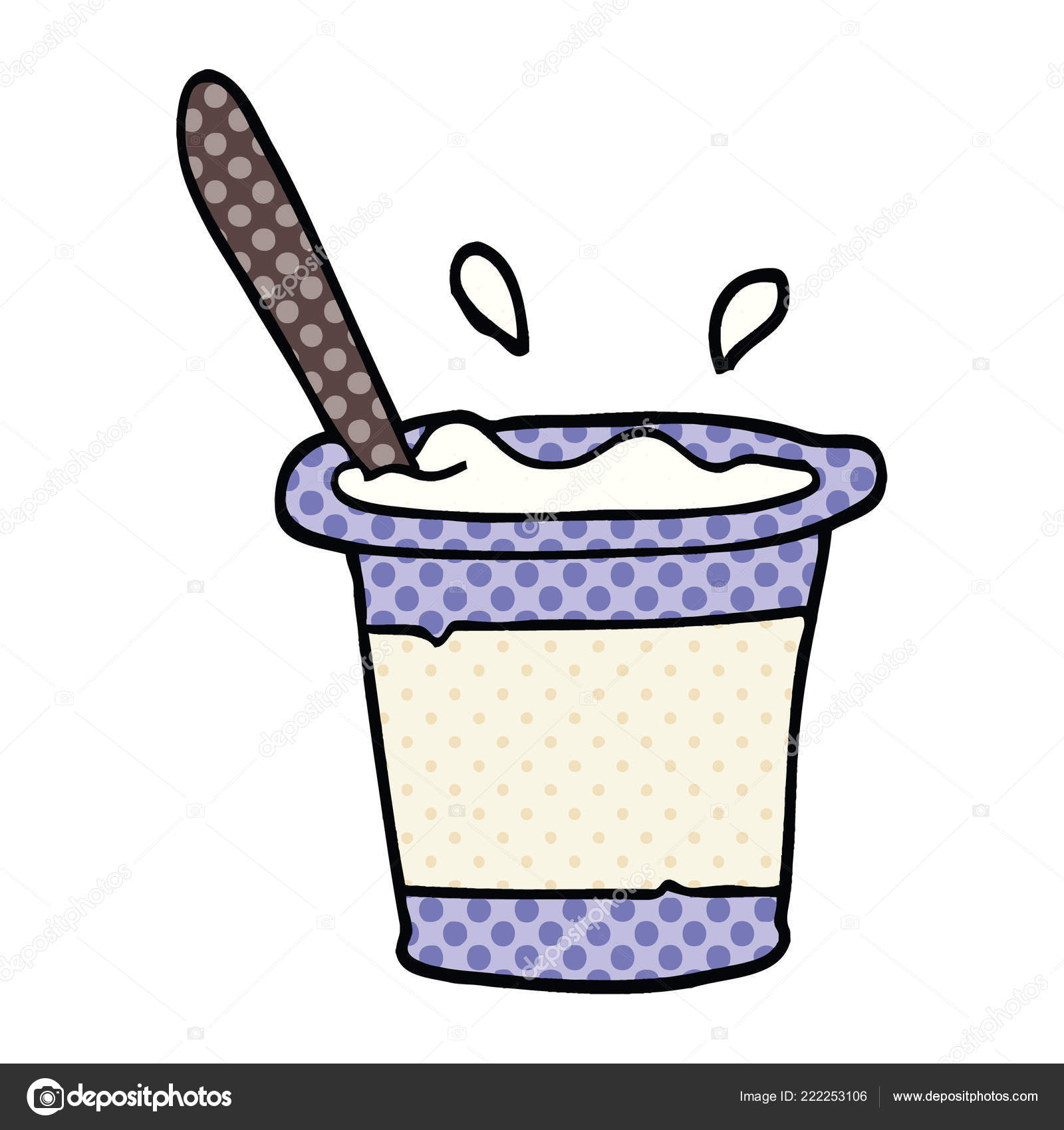 Yogurt Cartoon