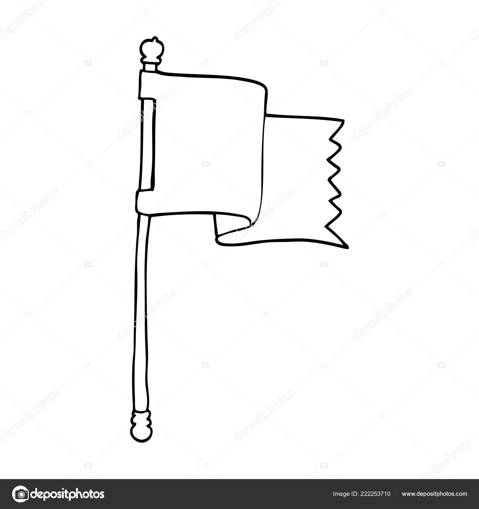 Waving Flag Drawing