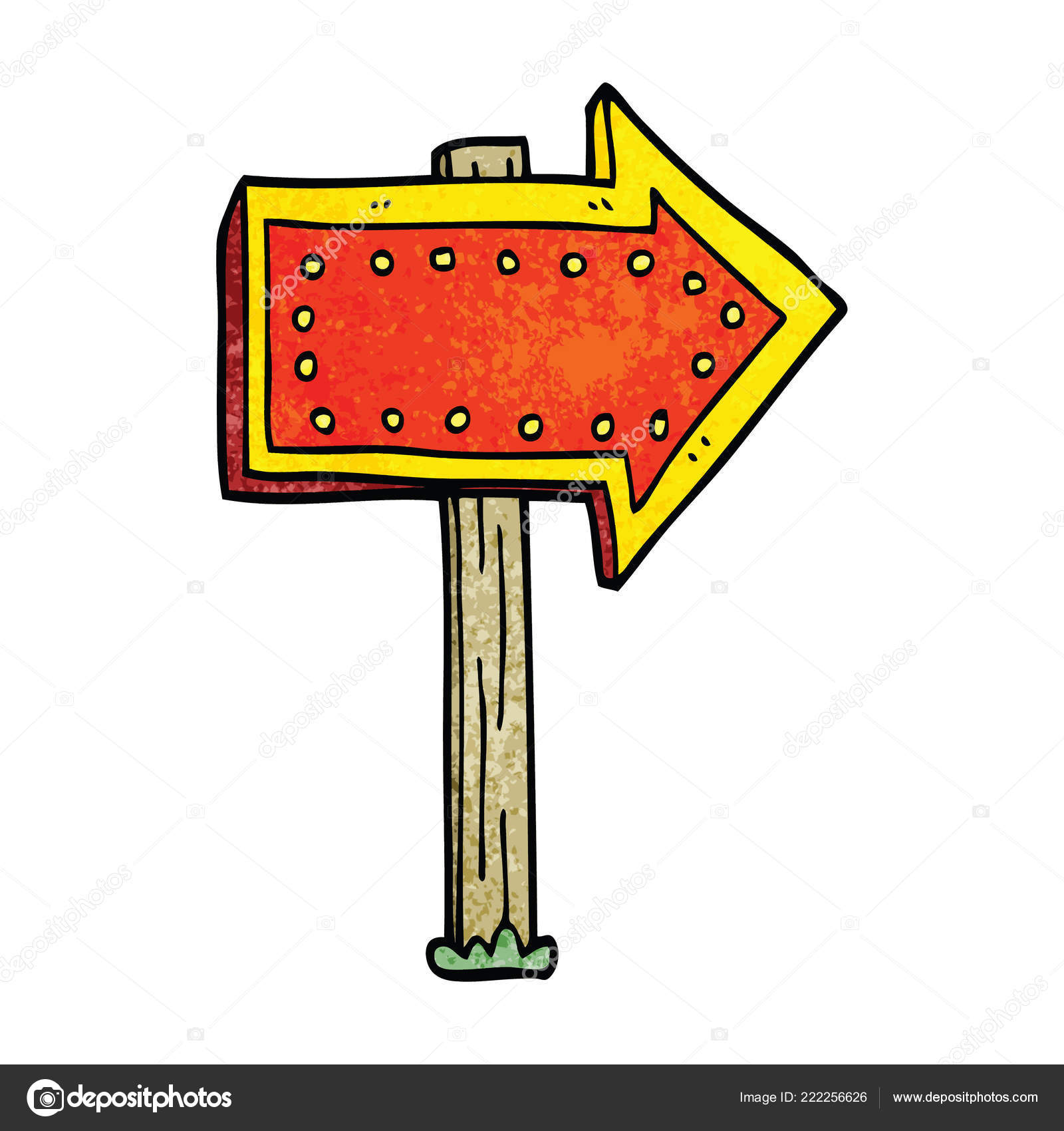 Cartoon Doodle Lit Sign Stock Vector Image by ©lineartestpilot #222256626