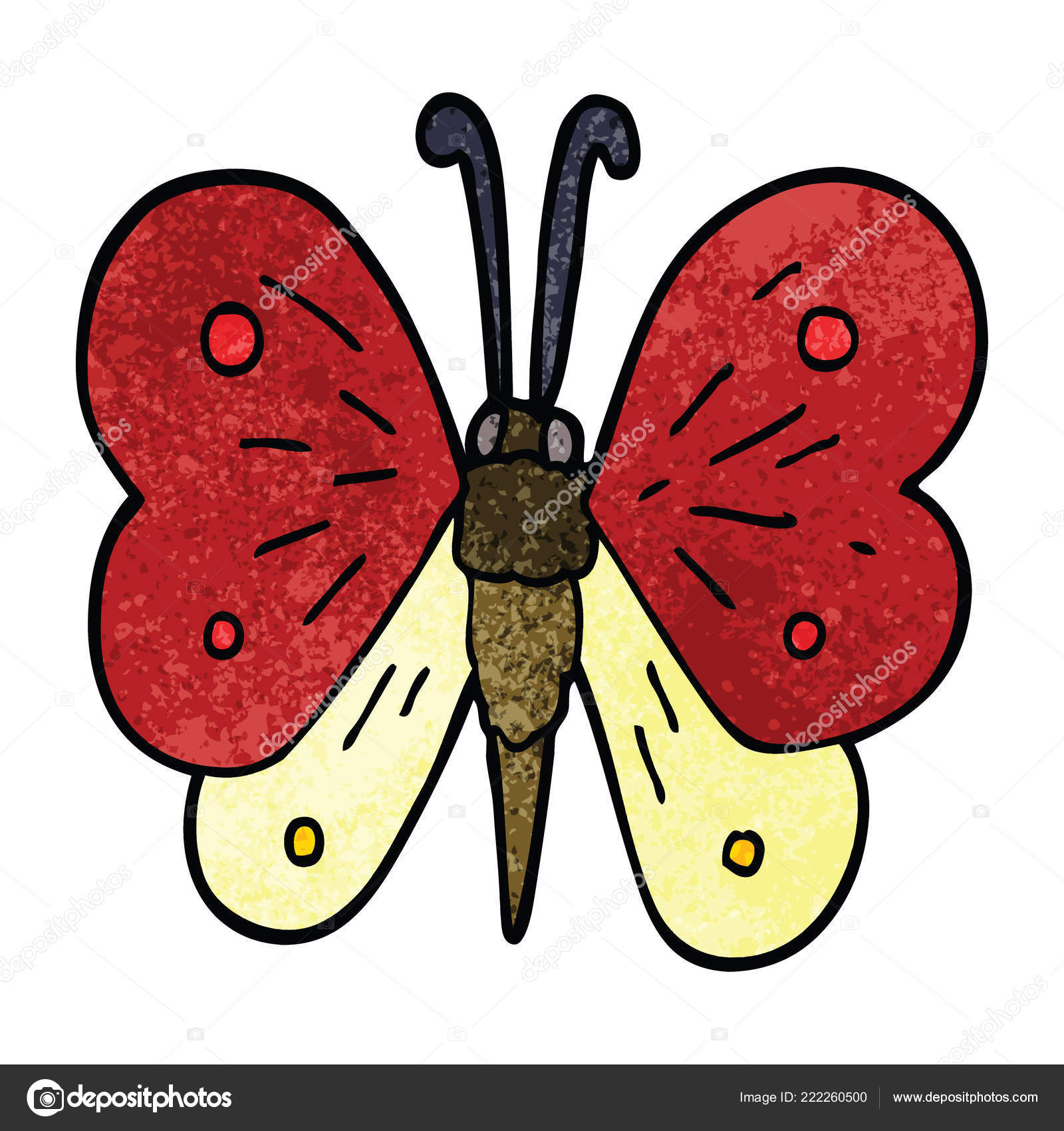 Cartoon Doodle Bug Colorful Vector Illustration Stock Vector Image by ...