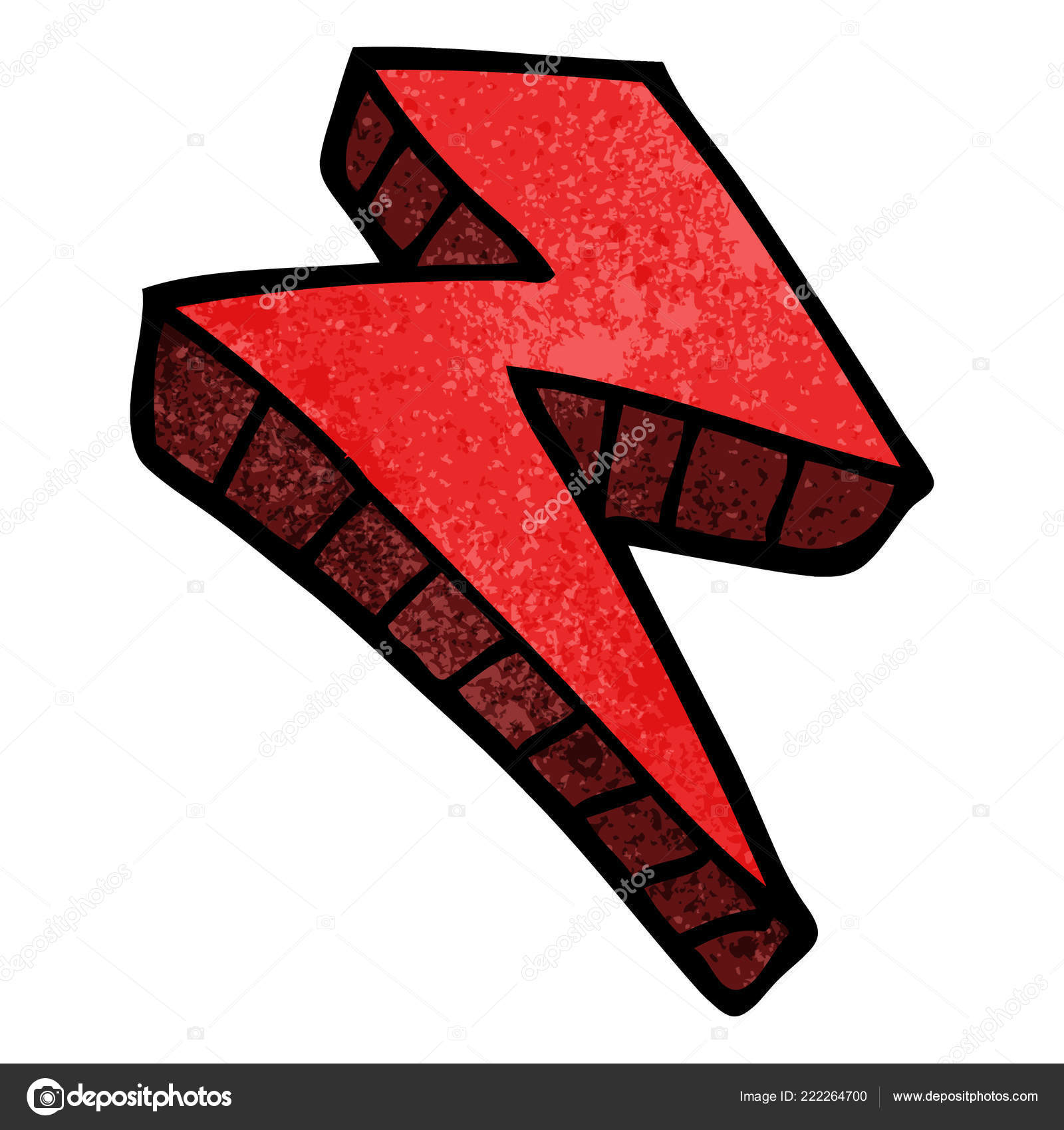 Cartoon Doodle Blitz Stock-Vektorgrafik von ©lineartestpilot 222264700