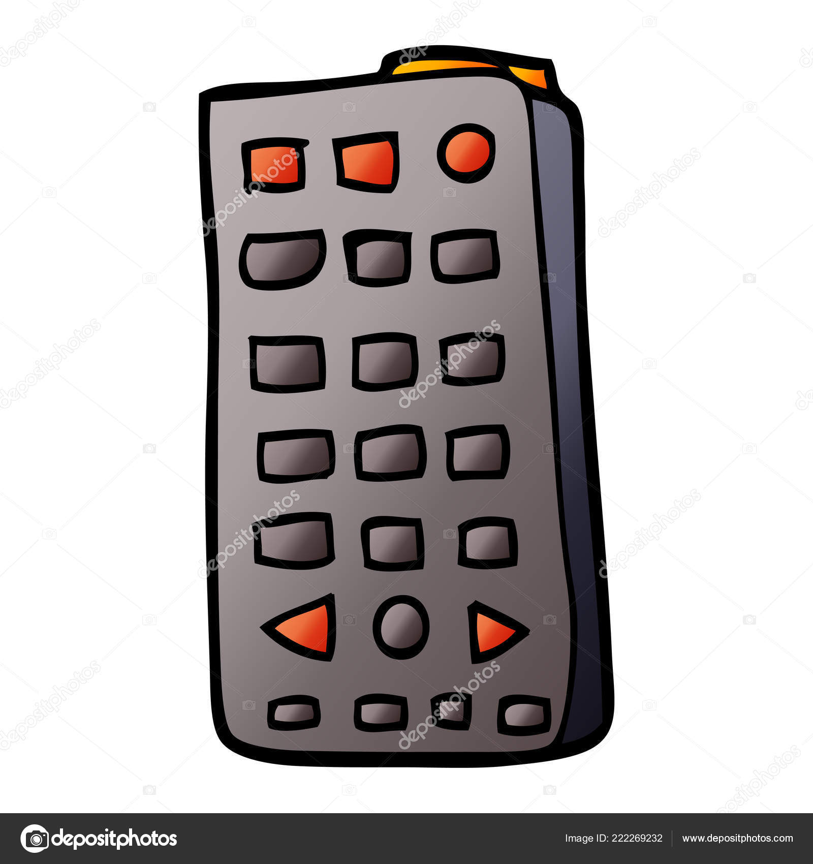 Dibujos Animados Doodle Control Remoto Vector de stock #222269232 de ...