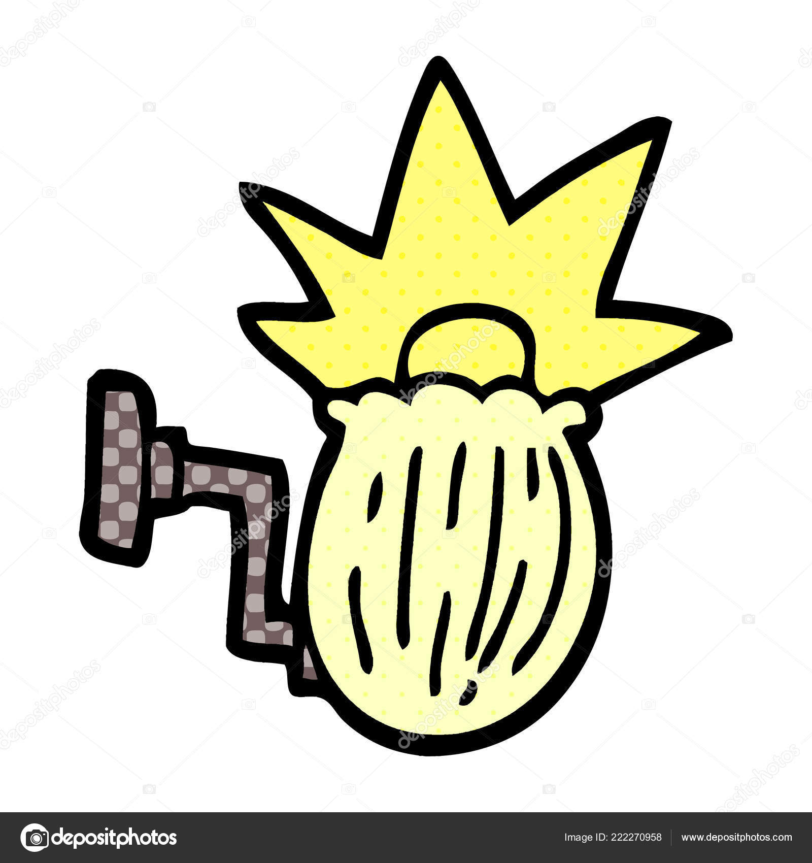 Cartoon Doodle House Light Stock Vector by ©lineartestpilot 222270958