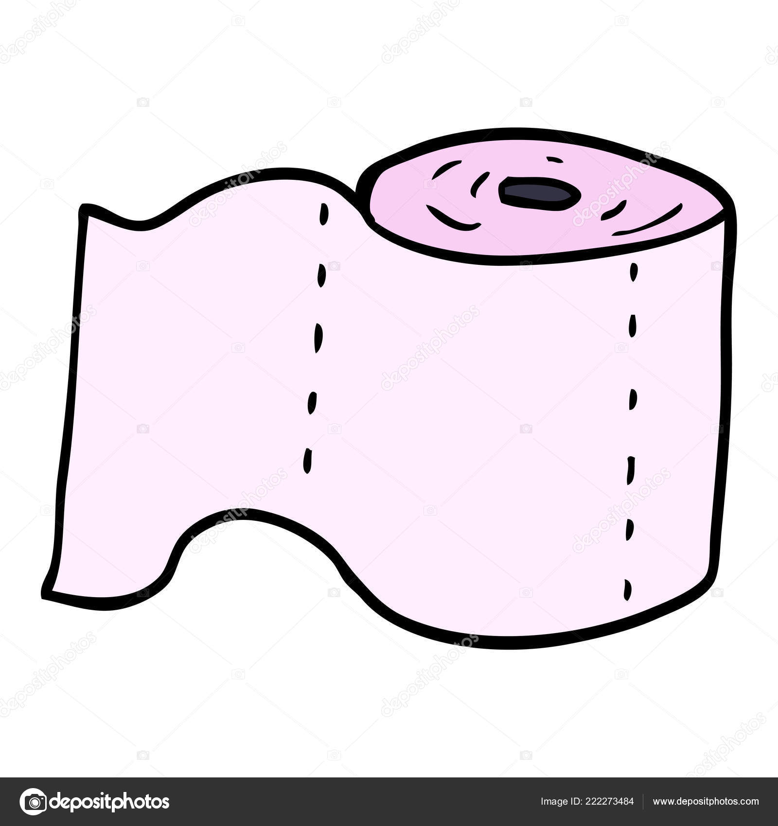 Cartoon Doodle Toilet Roll Stock Vector Image by ©lineartestpilot ...