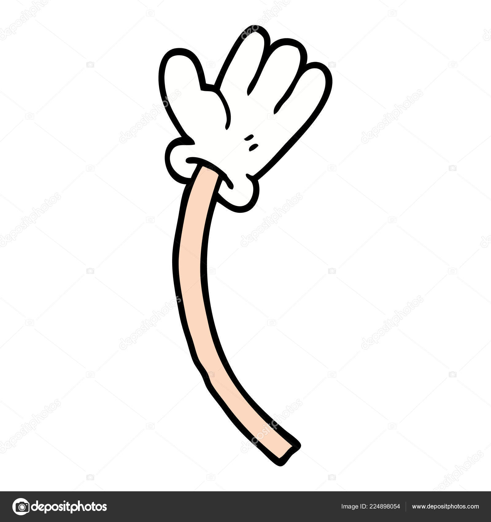Cartoon Doodle Hand Gestures Stock Illustration by ©lineartestpilot ...