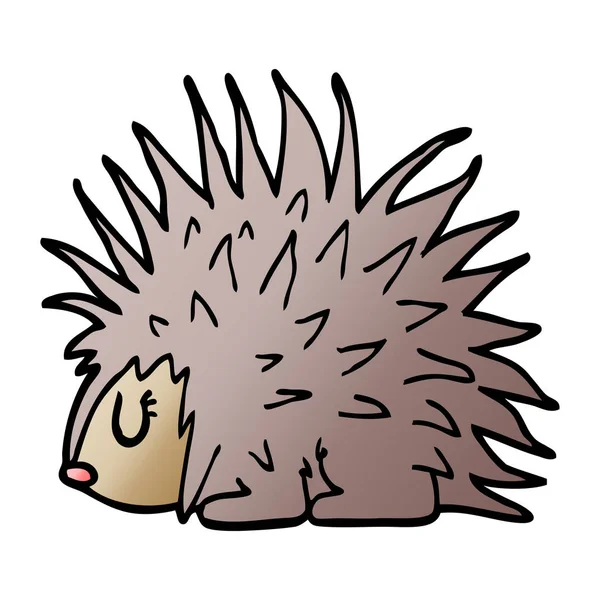 Cartoon Doodle Spiky Hedgehog Stock Vector by ©lineartestpilot 222119334