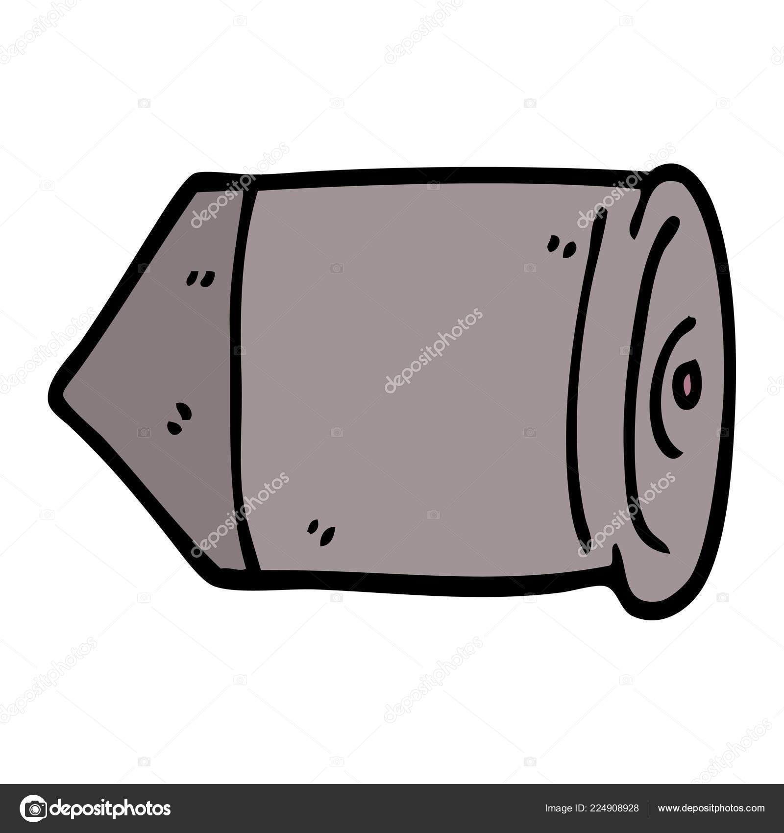 Cartoon Doodle Bullet Vector Design Stock Vector by ©lineartestpilot ...