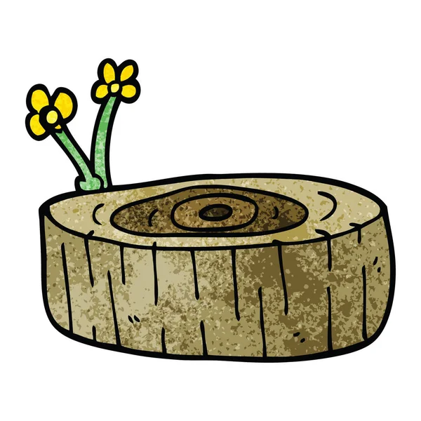 Cartoon Doodle Tree Log Stock Vector by ©lineartestpilot 224904390