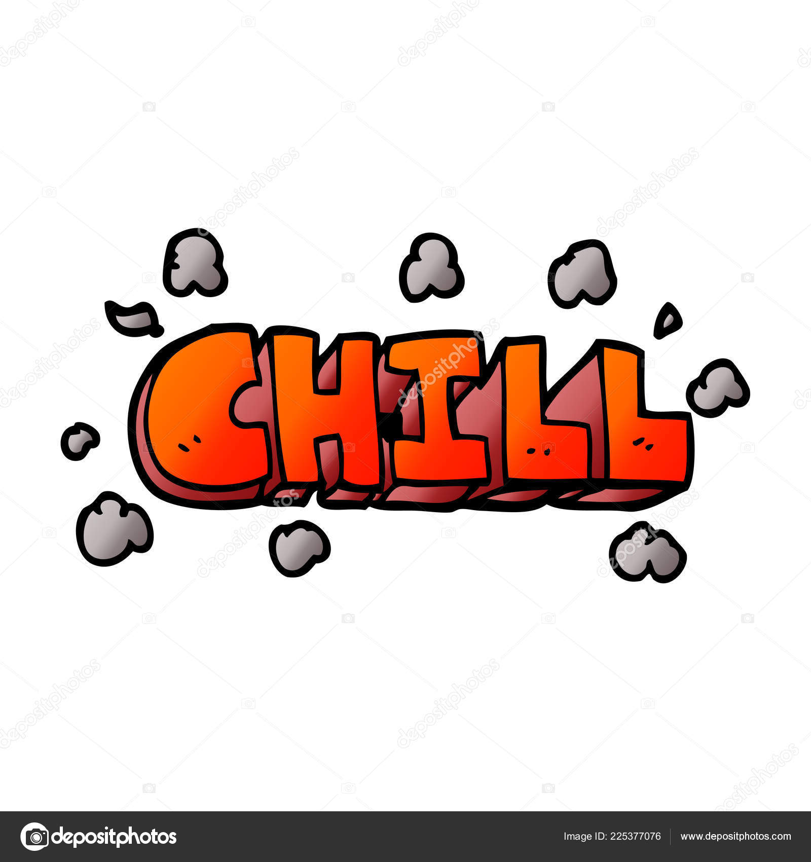 Cartoon Doodle Chill Symbol Stock Vector Image by ©lineartestpilot ...