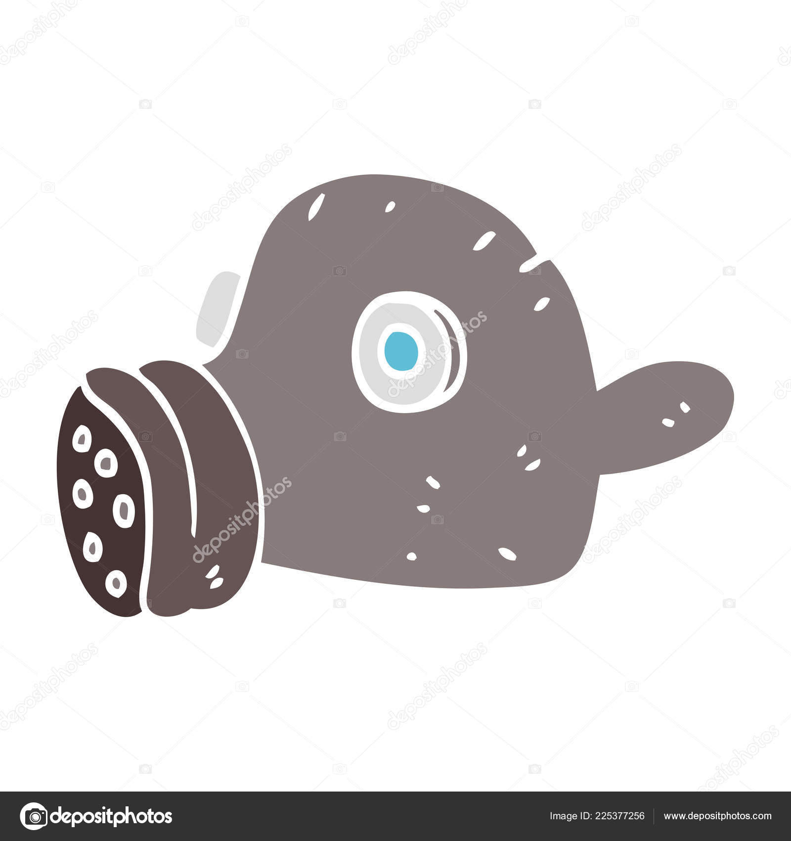 Cartoon Doodle Gas Mask Stock Vector by ©lineartestpilot 225377256