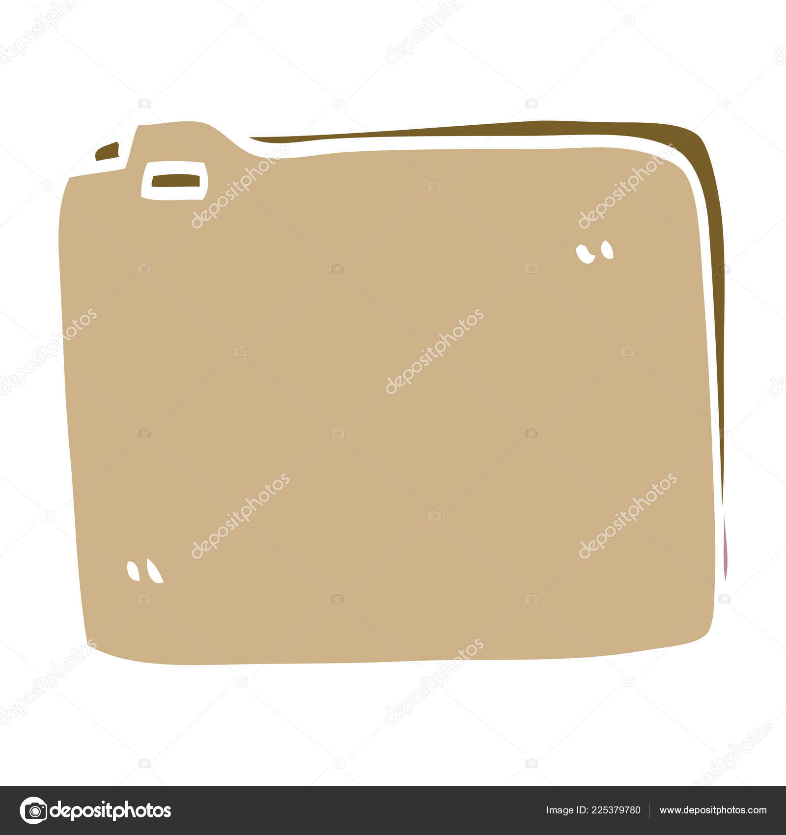 Cartoon Doodle Paper File Stock Vector by ©lineartestpilot 225379780