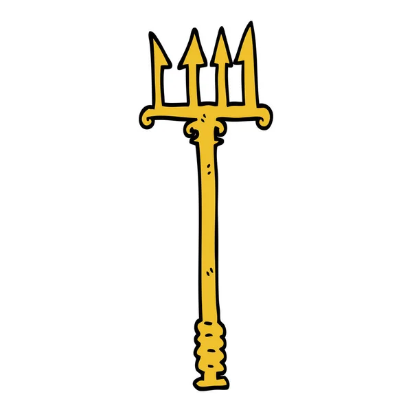 Cartoon Doodle Pitchfork Vector Design Stock Vector by ©lineartestpilot ...