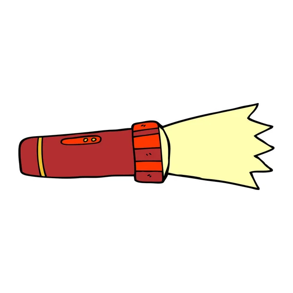 Cartoon Doodle Torch White Background Stock Illustration by ...