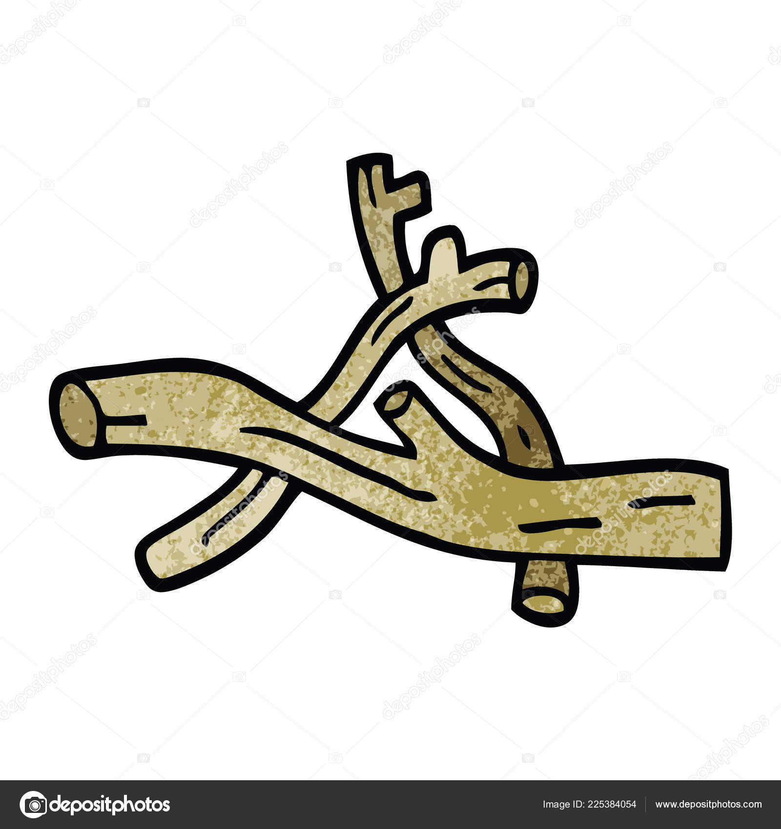 Cartoon Doodle Pile Twigs Stock Vector Image by ©lineartestpilot #225384054