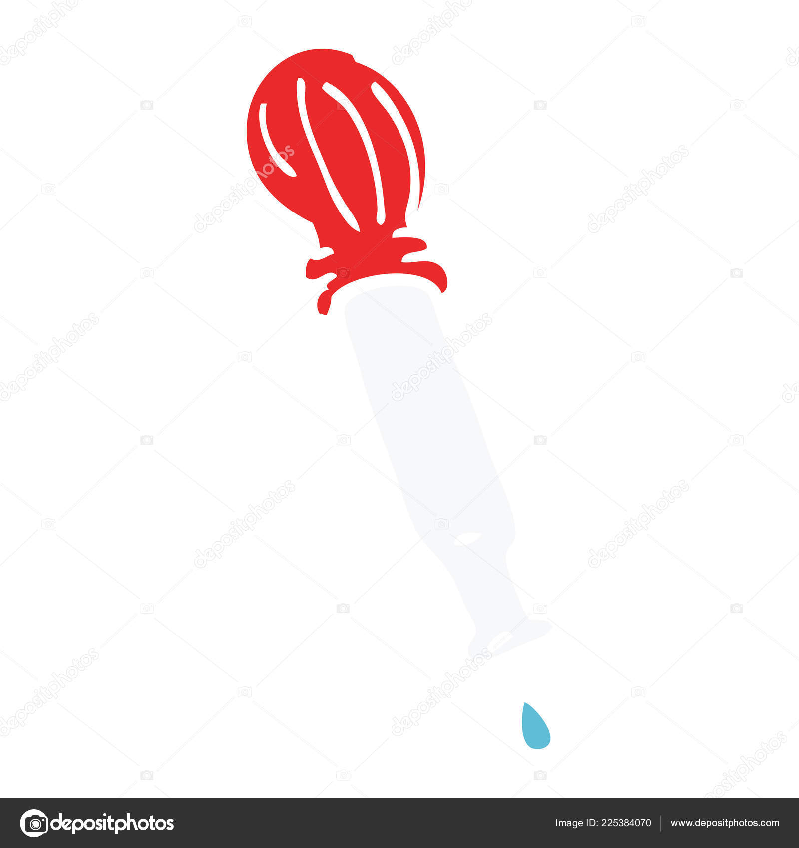 Cartoon Doodle Dripping Pipette Stock Illustration by ©lineartestpilot ...