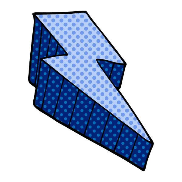 Cartoon Doodle Decorative Lightning Bolt Stock Vector by ...