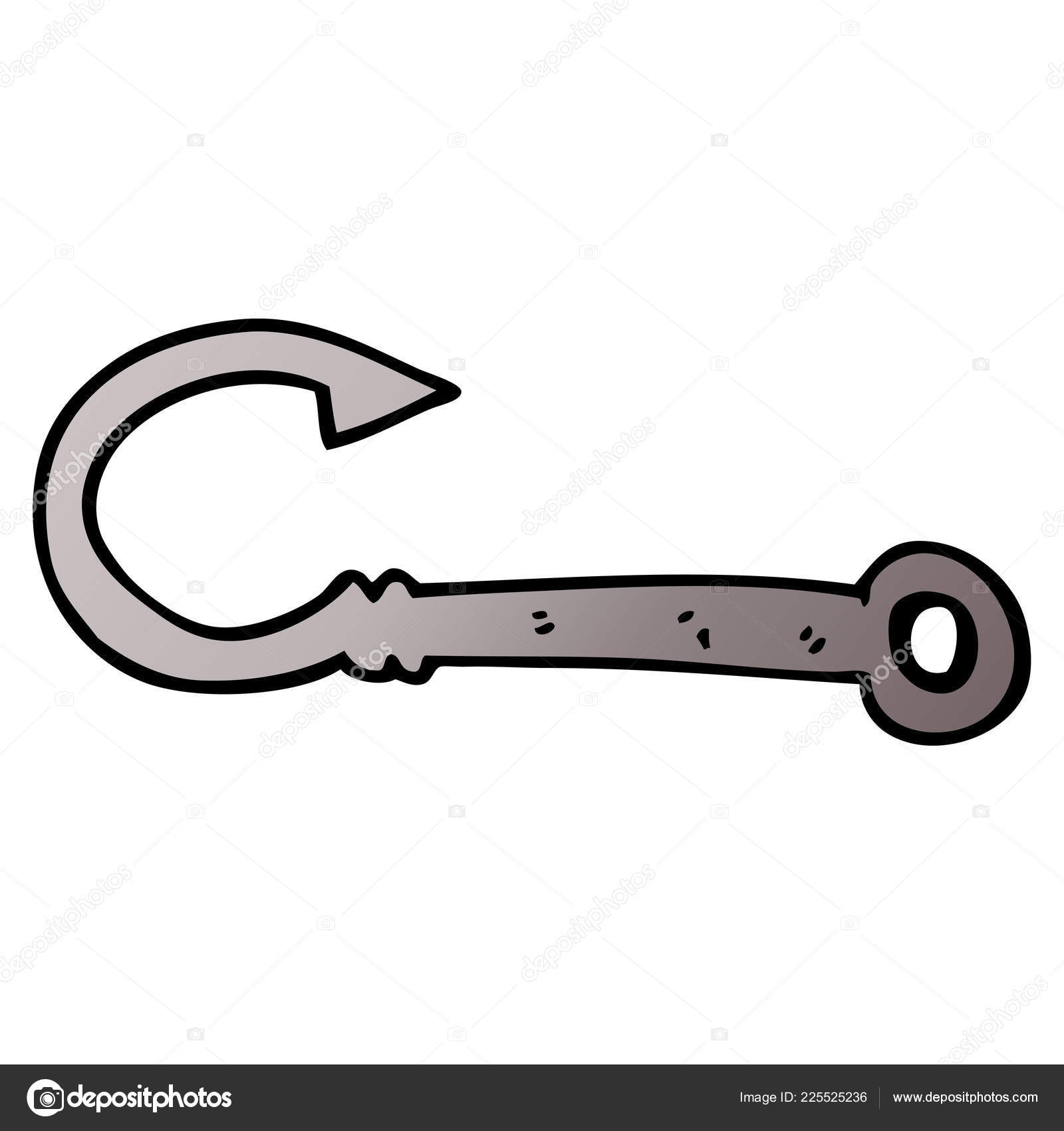 Garfio Dibujos Animados Vector de stock #225525236 de ©lineartestpilot