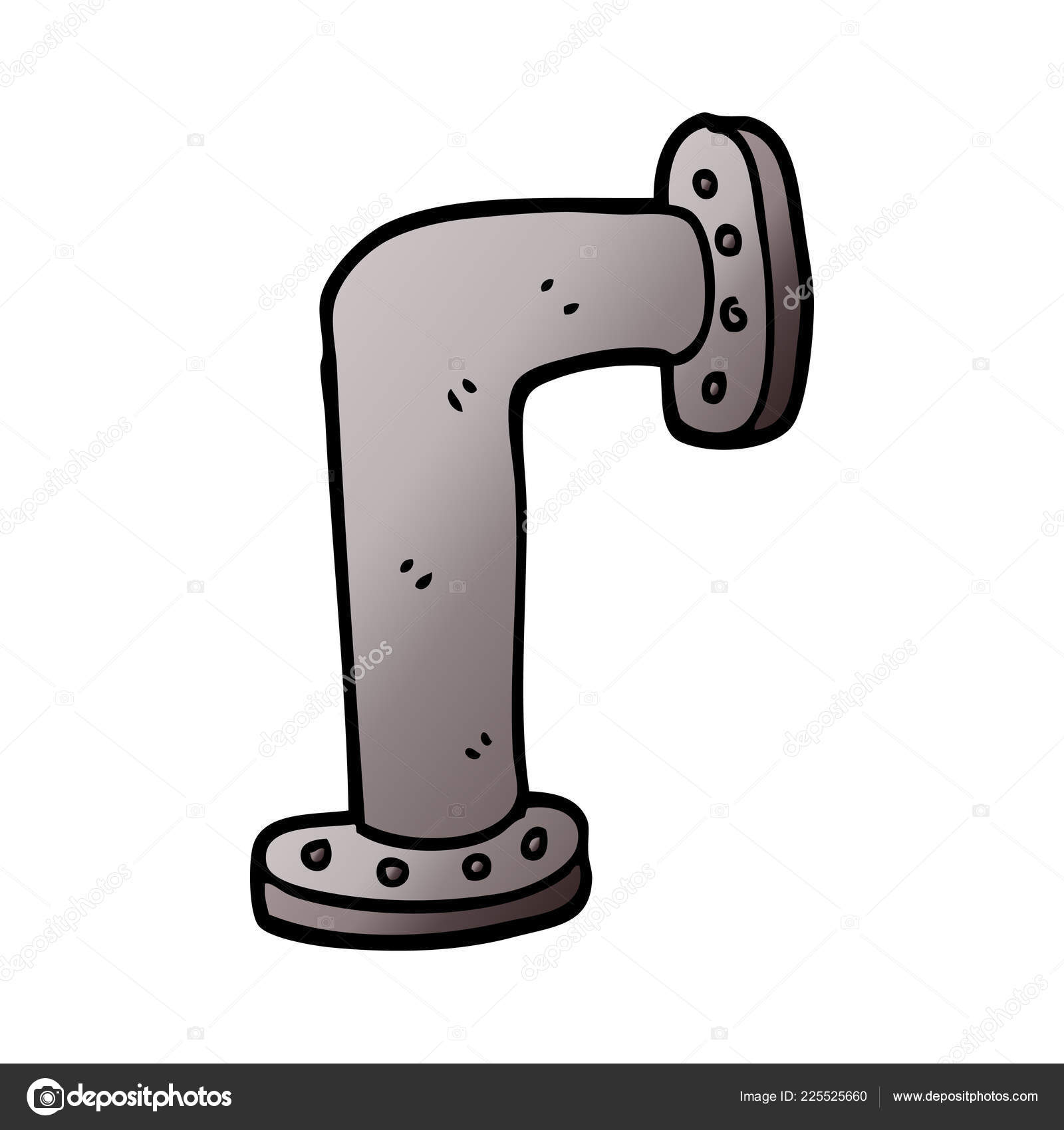 Cartoon Doodle Water Pipe Stock Vector Image by ©lineartestpilot #225525660
