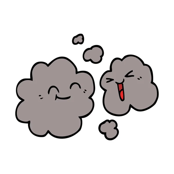 Cartoon Doodle Smoke White Background Stock Vector by ©lineartestpilot ...