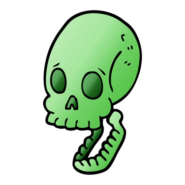Cartoon Doodle Skull Illustration Stock Vector By ©lineartestpilot 222268292