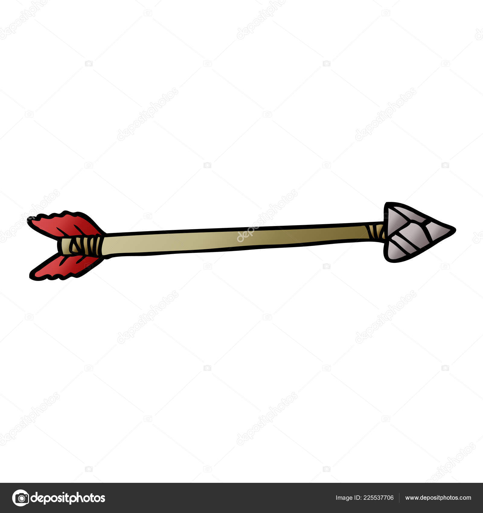 Cartoon Doodle Pil Vektorillustration vektor av ©lineartestpilot 225537706