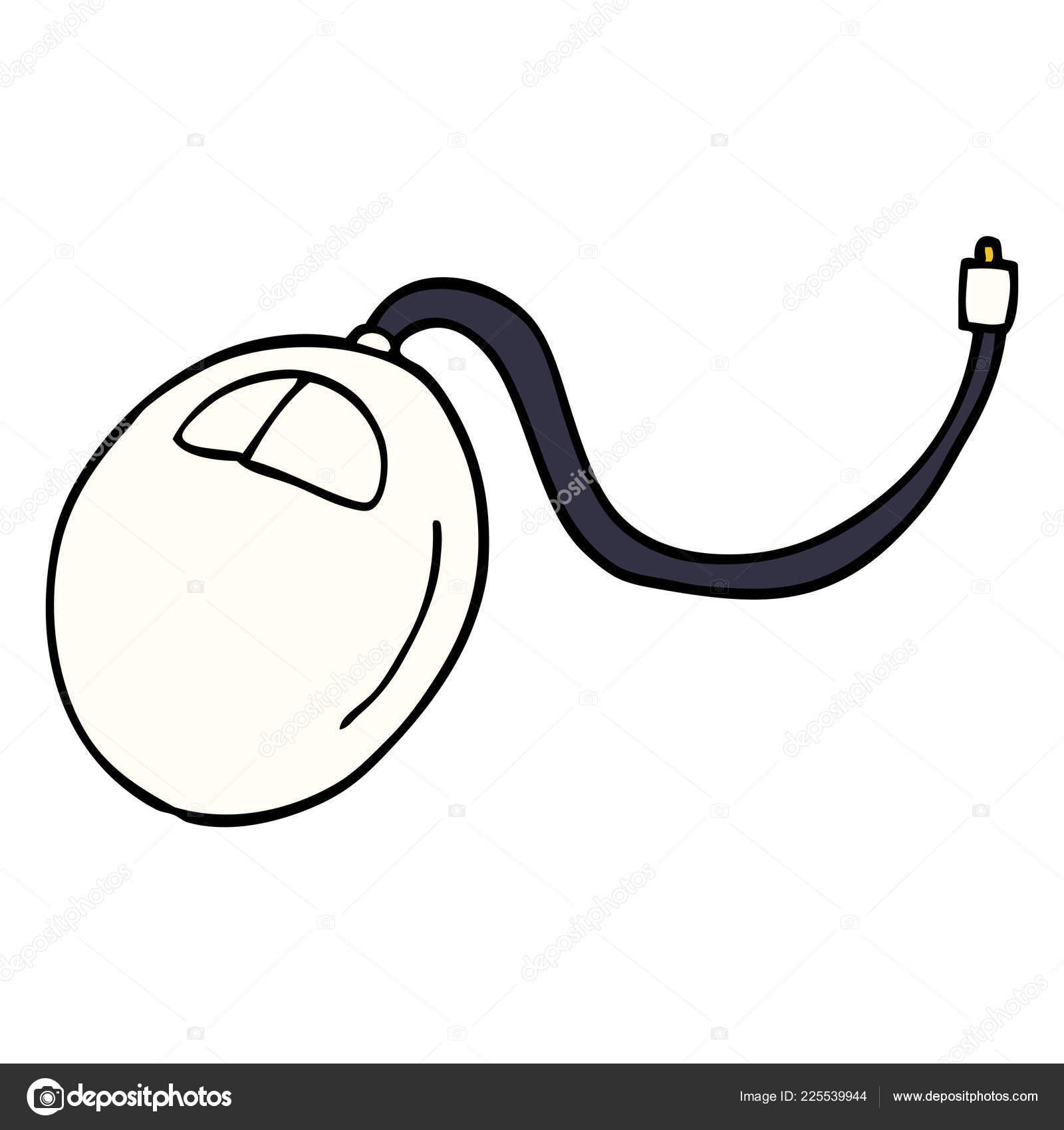 Cartoon Doodle Old Computer Mouse ⬇ Vector Image by © lineartestpilot ... Cartoon Doodle Old Computer Mouse ⬇ Vector Image by © lineartestpilot ...