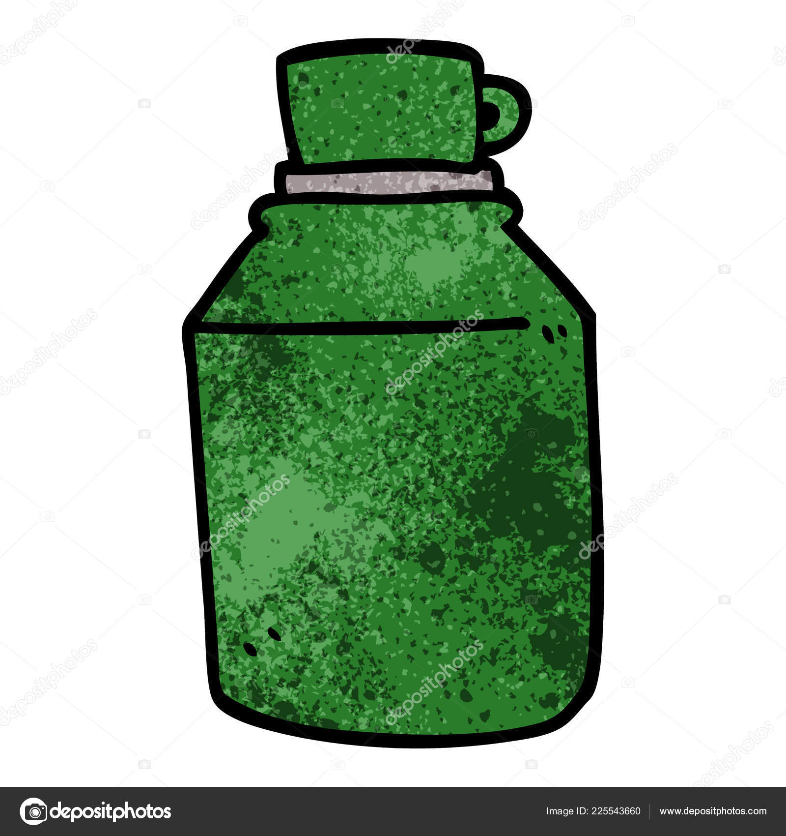 Cartoon Doodle Hot Drinks Flask Stock Vector by ©lineartestpilot 225543660
