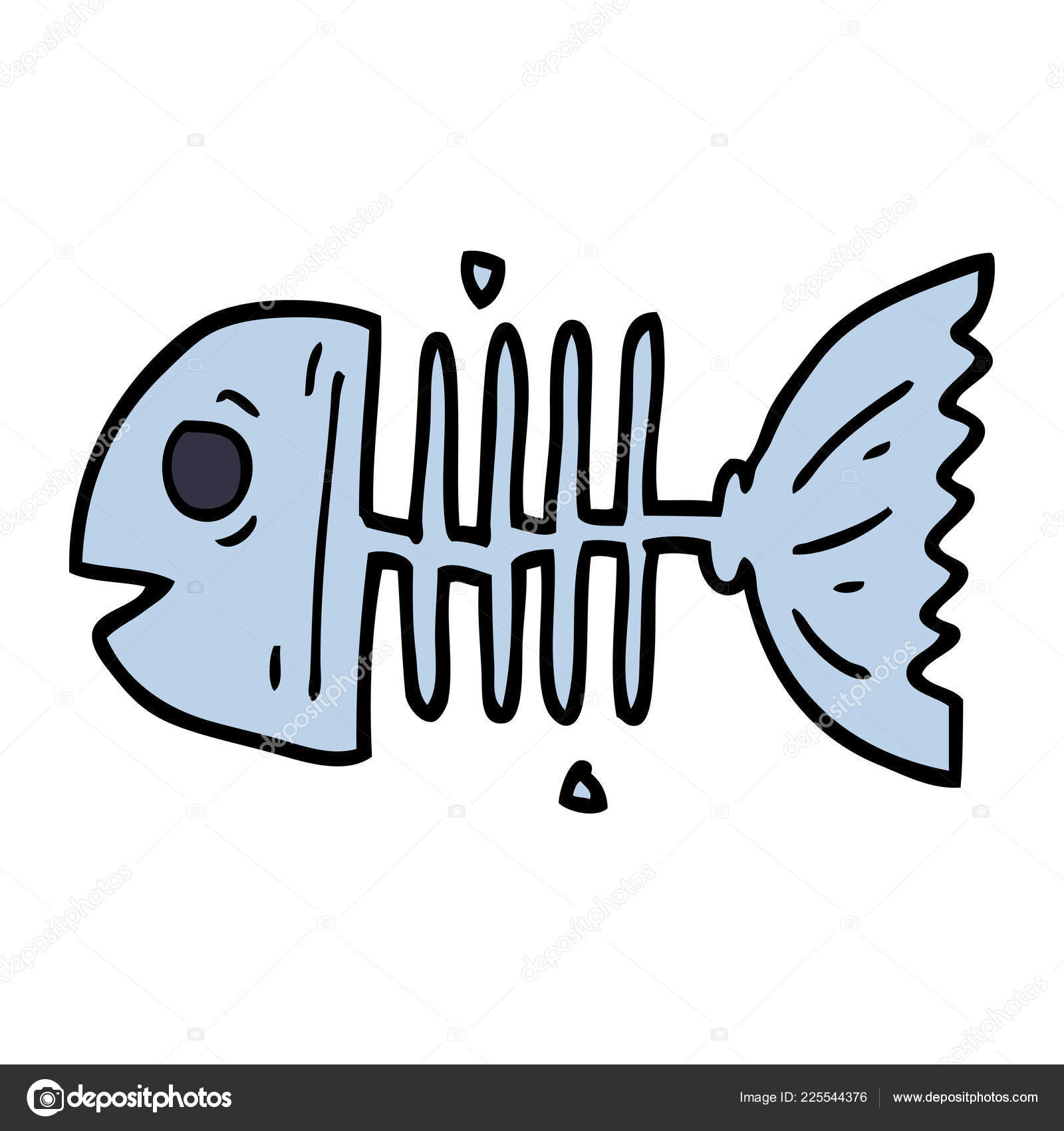 Cartoon Dead Fish