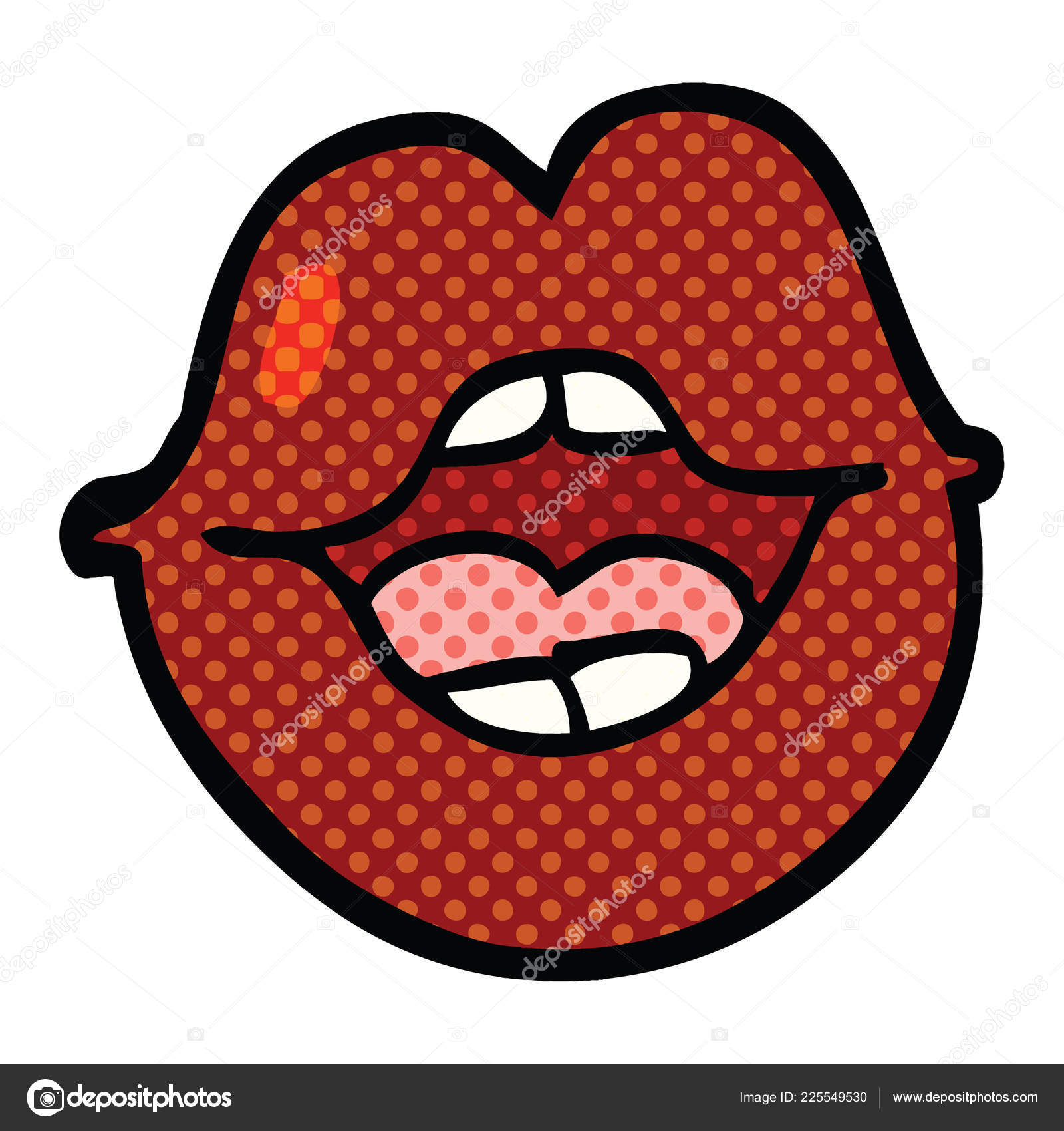 Comic Book Lips