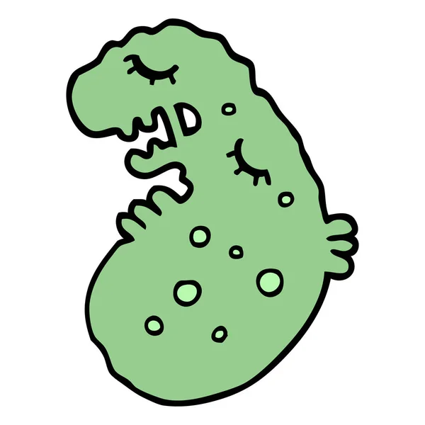 Hand Drawn Doodle Style Cartoon Germ Stock Vector by ©lineartestpilot ...