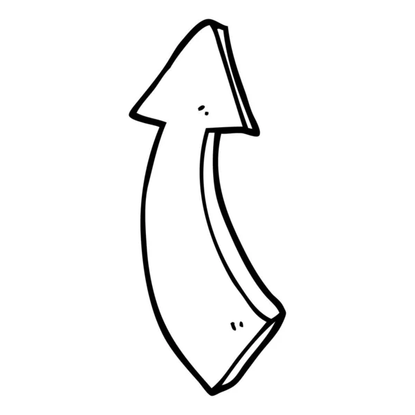 Line Drawing Cartoon Pointing Arrow Stock Vector by ©lineartestpilot ...