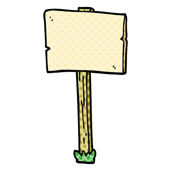 Cartoon Doodle Sign Post Stock Vector by ©lineartestpilot 225377102